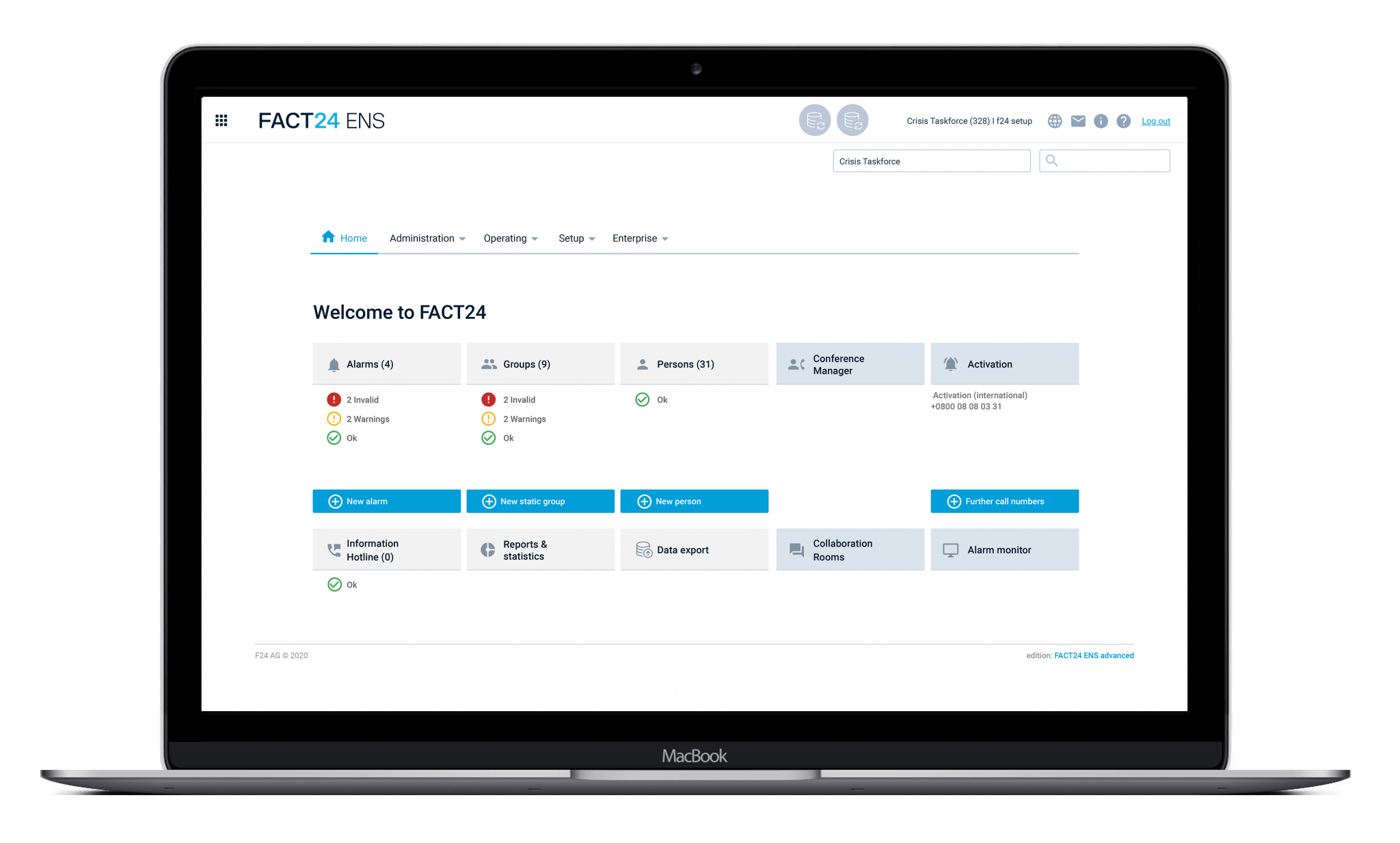 Proactive Crisis Management & Emergency Notification System - F24