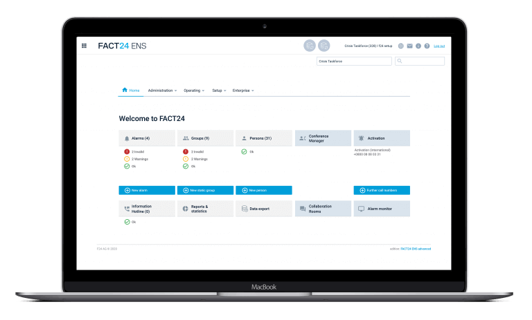 Proactive Crisis Management & Emergency Notification System - F24