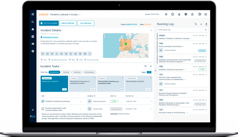 Proactive Crisis Management with FACT24 CIM - F24